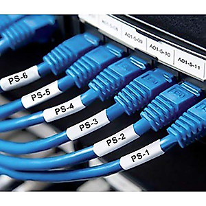 Pristar Compatible Label Tape Replacement for Brother Heat Shrink Tube 231 11.7mm 0.46" Black on White for Brother Label Maker PT-E300 PT-H300 PT-E500 PT-E550W PT-P750WVP PTE800W, 3-Pack