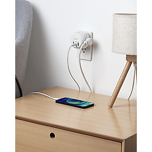 Anker Electrical Outlet Extender with 30W USB C Charger, Multi Plug Outlet with 3 USB Ports and 3-Outlet Extender,Power Delivery High-Speed Charging for iPhone 14/13/13 Pro, Cruise Ship, Home, Office
