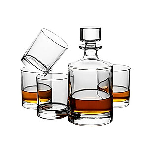 Verolux Whiskey Decanter 2 Sets in Gift Box - Christmas Holiday, Birthday gifts for men and women - Home Bar Accessories for Bourbon, Scotch, Liquor, Whisky, Gin, Rum, Tequila, Vodka and Brandy