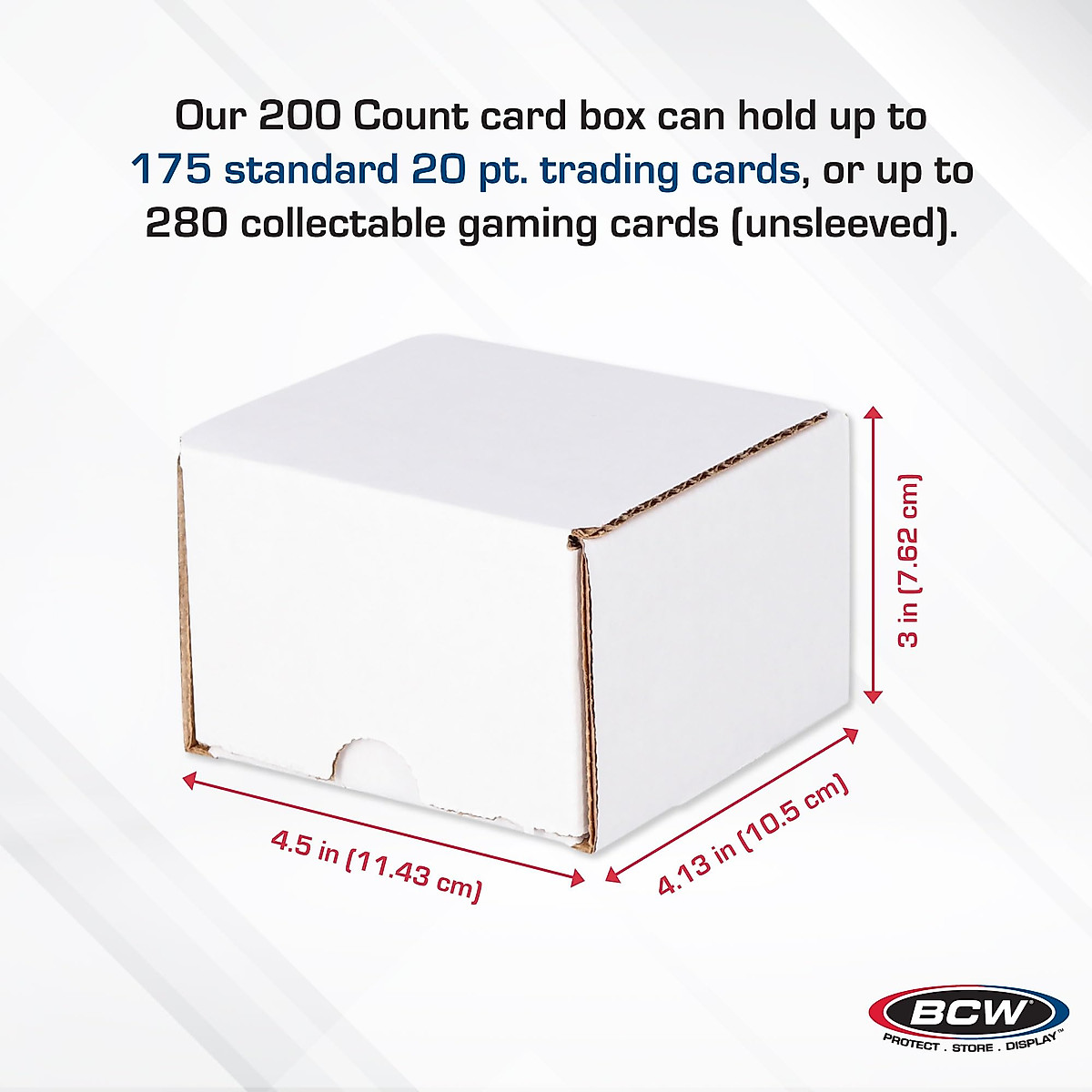 BCW 1-BX-200 200 Count Storage Box