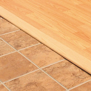 M-D Building Products 11908 M-D Flat Door Threshold, 2-1/2 in W X 36 in L X 3/8 in H, Tan/Oak, x 2-1/2" W x, Natural