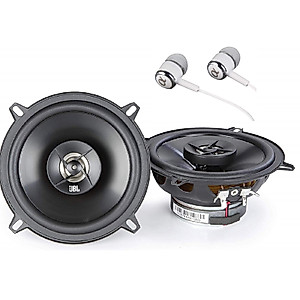 JBL Stage 502 105W Max (35W RMS) 5-1/4" 4 ohms Stage Series 2-Way Coaxial Car Audio Speakers / FREE ALPHASONIK EARBUDS