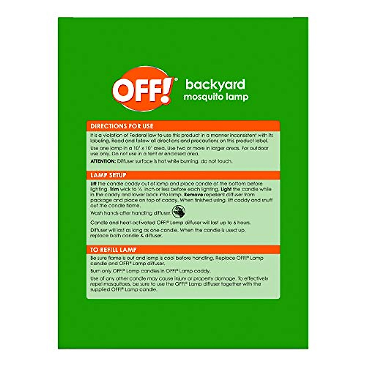 OFF! Mosquito Lamp, 1 CT (Pack of 2)