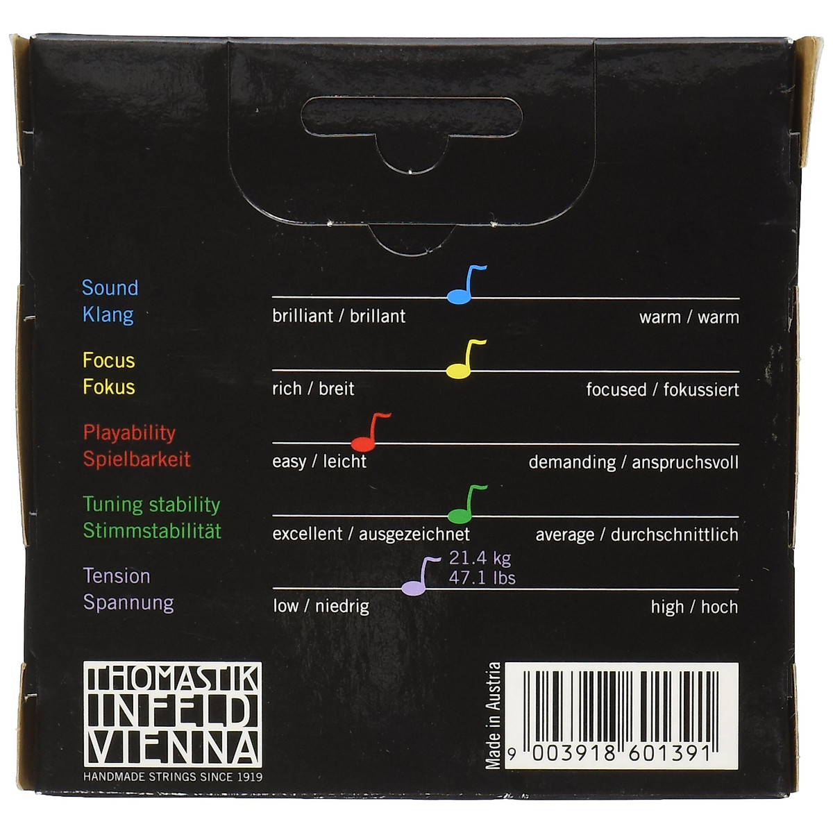 Thomastik-Infeld 135MS Dominant 4/4 Violin String Set with Wound Loop E