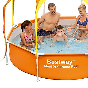 H2OGO! Splash-in-Shade Play Pool Orange