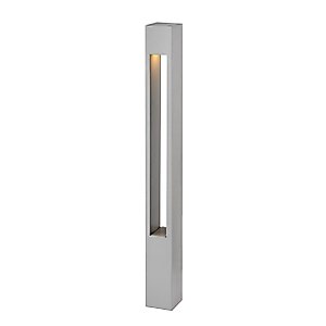 Hinkley Landscape Lighting Atlantis Bollard Landscape Path Light – Contemporary Landscape Lighting Illuminates Walkways for Increased Safety and Security, Square Mini, Titanium Finish