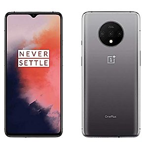 OnePlus 7T HD1907 128GB 4G LTE Triple Camera, Single Sim (Renewed) (Frosted Silver, T-Mobile Locked)