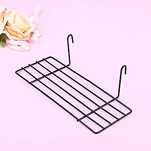 Healifty for Frame Used Supplies, Grille, X Wall- Design Shelves. Xcm Room Storage, Decorative Metal Panel, Straight Stand with Wall Mesh Panel Office Small L Grid Props Hanging Wall Grid