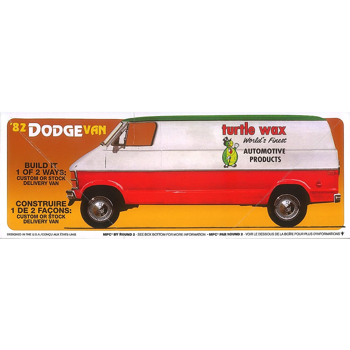 Round 2 1982 Dodge Van Custom (Turtle Wax) (MPC943M)