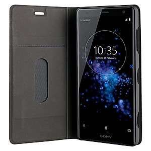 Roxfit Sony Xperia XZ2 Standing Book Case (Black)