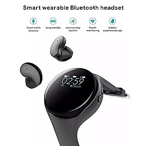 Reloj Audifonos Smartwatch Auricular Con Audifono F9 Mi 2 in 1 Watch with Earbuds Earphones Headphones Earphone Wireless Headset