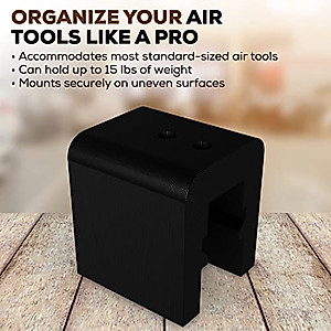 Air Compressor Accessories - Air Tool Holder - Air Tool Rack Organizer Storage - Simplify your Tool Organization or Garage Organization (8)