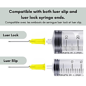 Elimedical Veterinary Hypodermic Needle, Poly Hub 20G x 1 inch, 100 per box, Individually Packed, NDL2025