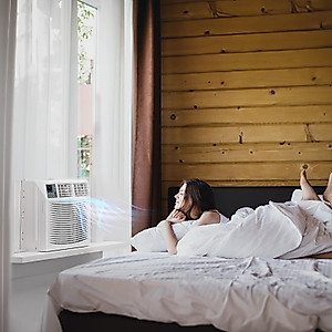 ROVSUN 12000 BTU Window Air Conditioner with Heat, Window AC Unit & Heater Combo with APP & Voice Smart Control, Timer Function & Easy Installation Kit, Work with Alexa/Google Assistant, 208/230V