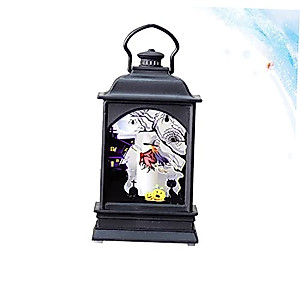 BESPORTBLE Outdoor Candle Mini Lantern LED Lanterns Fall Snow Globe Outdoor Lanterns Portable Vintage Lantern Festival Party Ornament Simulation Flame Light Flame Lamp Decorate Decorations