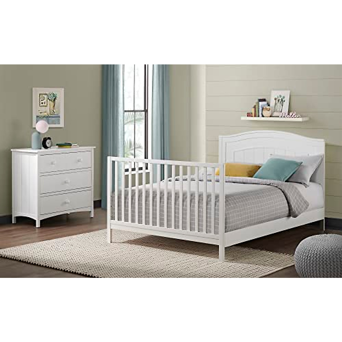Oxford Baby Universal 3-Drawer Dresser, Barn White