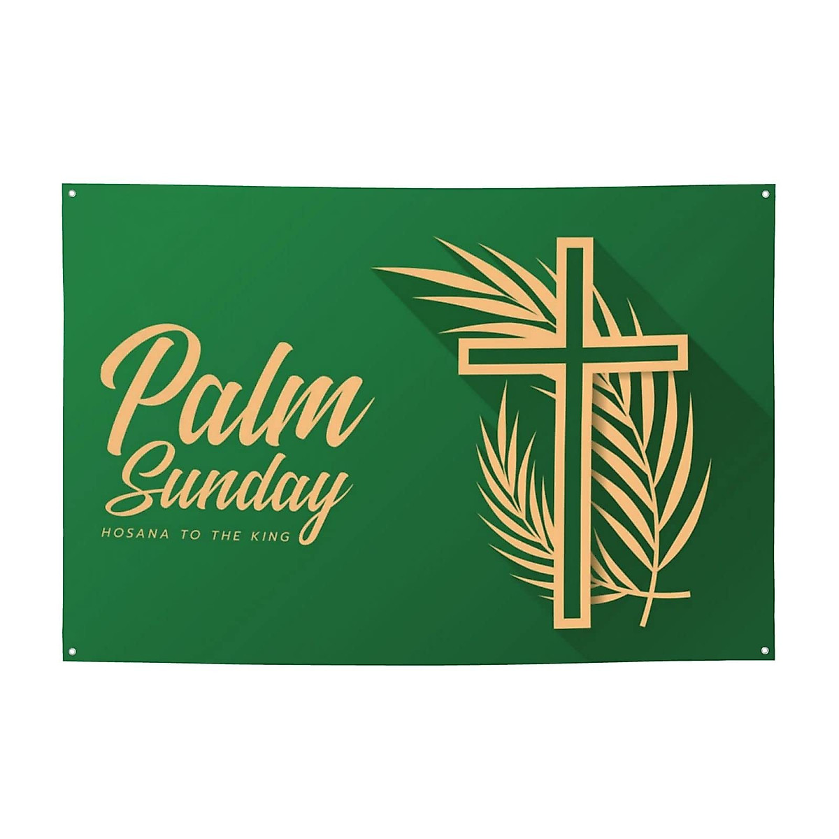 Palm Sunday 2023 Backdrop Banner Decorations Hanging Backdrop Decoration for Festival Party Hanging Decoration 47 × 71inch