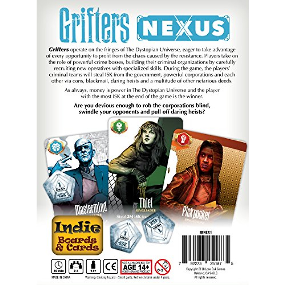 Indie Boards & Cards Grifters Nexus Games