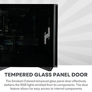 Empowered PC Sentinel Gaming Desktop - NVIDIA GeForce RTX 4070 Ti, AMD 8-Core Ryzen 7 7800X3D (~ i9-14900K), 32GB DDR5 RAM, 512GB NVMe + 2TB HDD, WiFi, Windows 11 - Liquid Cooled Tower Gamer Computer