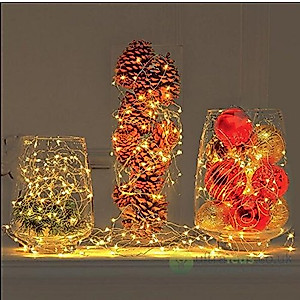 Smartdio 200 LED Solar Powered String Lights, 8 Modes 72ft Copper Wire Starry Lights, Outdoor Waterproof IP65 Fairy Christams Decorative Lights for Gardens,Homes,Wedding,Party (Warm White)