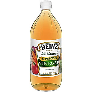 Heinz All Natural Apple Cider Vinegar with 5% Acidity (32 fl oz Bottle) - Packaging may vary