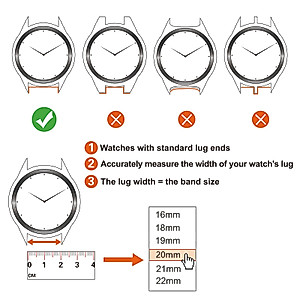 ANNEFIT Nylon Sport Loop Watch Bands 22mm, 2 Packs Quick Release Adjustable Strap for Men Women (Black and Army Green)