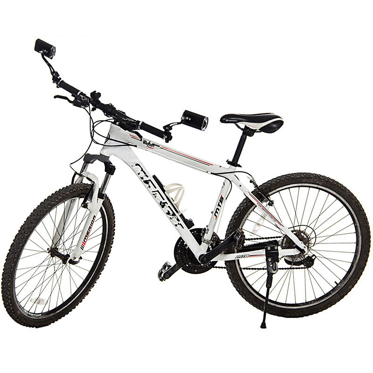 Jeemitery Bicycle Mirror,A Pair of 360°Rotation Back Rearview Mirror Handlebar Wide Angle Bike Mirror-Black