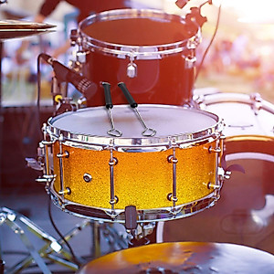 Pangda 1 Pair Drum Brushes Retractable Wire Brushes Drums Drum Sticks Brush with Comfortable Rubber Handles