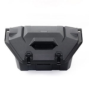 UTV Rear Cargo Box for RZR PRO,CPOWACE Waterproof 42QT/73QT Rear Cargo Storage Box Compatible with Polaris RZR Turbo R/PRO XP 4 LE 2020-2022