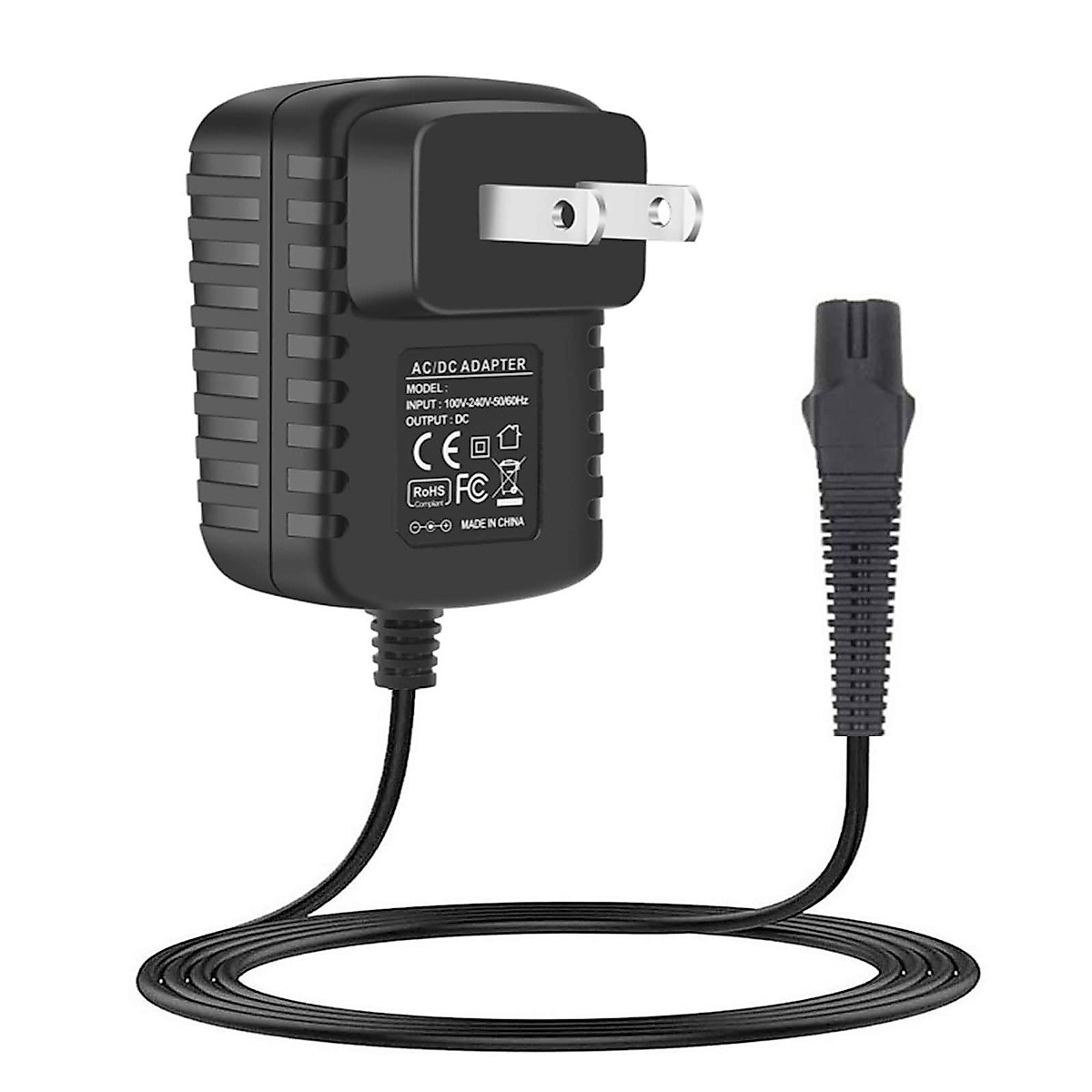 12V Power Cord for Braun Shaver 790cc 3040s 9290cc 310S 3010Bt 190s-1 350cc-4 390cc 760cc Compatible Braun Razor Series 1 3 5 7 9 Charger Power Supply