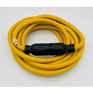 Connecticut Electric 25 Foot Generator Power Extension Cord, 30 Amp, 4 Prong, NEMA L14-30P (Male), NEMA L14-30R (Female)