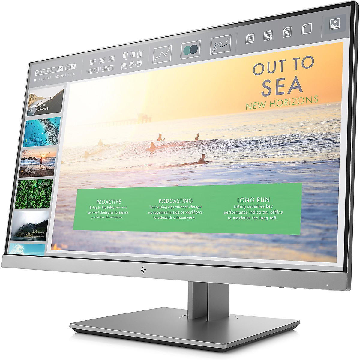 HP EliteDisplay 23-Inch Screen LED-Lit Monitor Silver (1FH46A8#ABA) (Renewed)