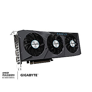 Gigabyte Radeon RX 6650 XT Eagle 8G Graphics Card, WINDFORCE 3X Cooling System, 8GB 128-bit GDDR6, GV-R665XTEAGLE-8GD Video Card