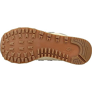 New Balance Women's 574 Sneakers, Sandstone/Mushroom/Angora, Tan, 7.5 Medium US