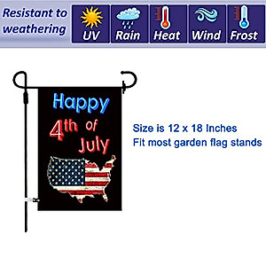 CDLong Seasonal Garden Flag Set of 12 Double Sided 12 x 18 Inch Yard Flag, Small garden flags for outside, Christmas Spring Seasonal Flag for Outdoor Holiday Decorations