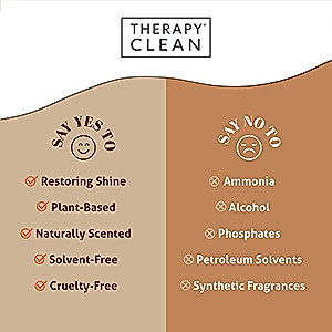 Therapy Furniture Polish & Wood Cleaner Kit 16 oz. Cabinet and Table Restorer