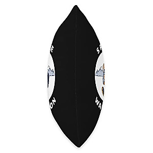 Gnomes in Spokane Washington Vacation Souvenirs Spokane Washington Mountains Hiking Gnome WA Souvenir Throw Pillow, 16x16, Multicolor