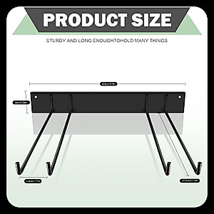 TTzycc Folding Chair Storage Rack for Chair Organization and Garage Wall Mount Storage, Garden Tool Rack Organizer (2 Pack)