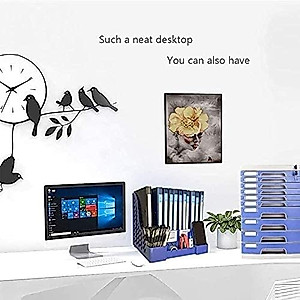 Storage Cabinet with Drawers Floor Storage Cabinet Flat File Cabinet Storage, Desktop Drawer Cabinet, Size 11.6''x 15.5''x 16.9'', Drawer Organizer 4/5/6/7/8/11 Layers, with Lockable Environmentally F