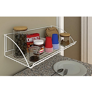 ClosetMaid 8279 24-Inch Wide Laundry Utility Hanger Shelf , White