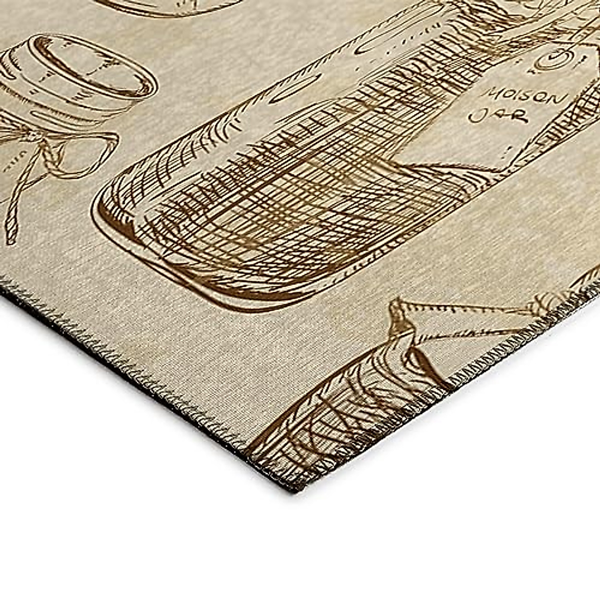 Dalyn Rugs Indoor/Outdoor Kendall KE18 Ivory Washable 8' x 10' Rug