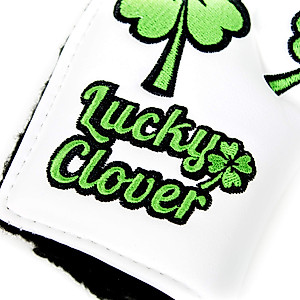 Lucky Clover Magnetic putter cover Headcover for Scotty Cameron Taylormade Odyssey Blade
