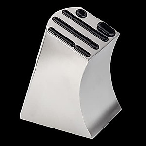 UPKOCH Storage Shelves Kitchen Utensil Holder 2pcs Block Home Knife Kitchen Storage Organizer Rack For Inserted Steel Stainless Restaurant Holder Storage Shelves Kitchen Utensil Holder