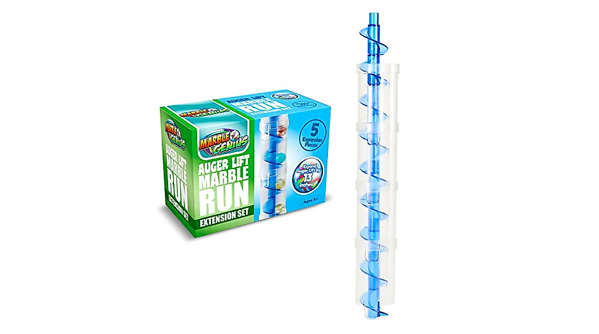 Marble Genius Auger Lift Extension: Marble Run Auger Accessory Set Adds ...