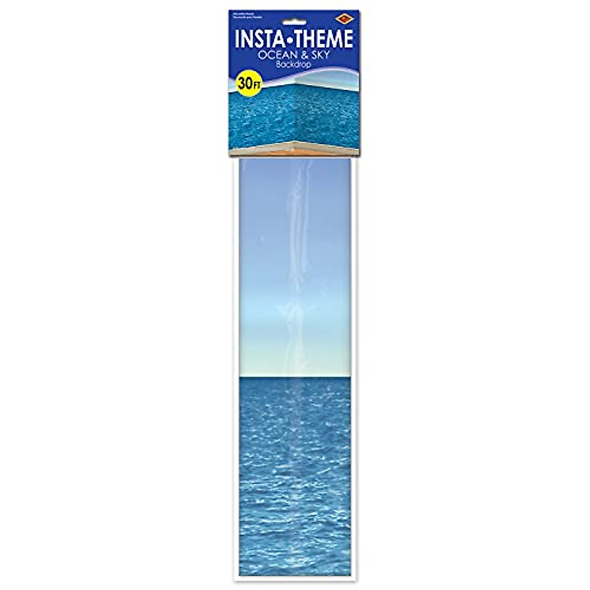 Ocean & Sky Backdrop Party Accessory (1 count) (1/Pkg)