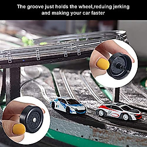 8 Pieces Polished Axles with Angled Head to Minimize Friction Compatible with Derby Cars, Speed Axles