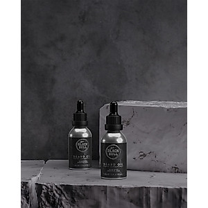 BLACK BULL MEN CARE: Beard Oil, Beard Growth Oil, 100% Natural, made with Essential Oils, Jojoba, Avocado and Menthol, Pack of 2, Beard Products, 40ml
