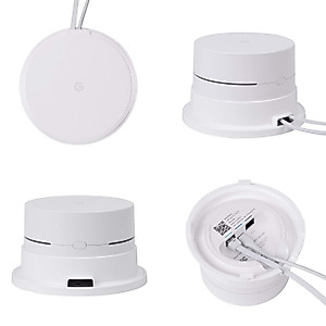 OkeMeeo Wall Mount for Google WiFi - Ceiling Mount Holder for Google WiFi Mesh System 2016 and 2020, Space Saving, Reinforced and Perfect Unity (1 Pack)