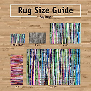 DII Woven Cotton Throw Rug, Area Rugs for Kitchen, Bedroom, Bathroom or Entry Way, Small Rug, 2x3, Diamond Aqua