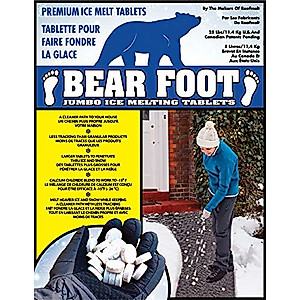 BearFoot Sodium and Calcium Chloride Ice Melt 25 lb. Tablet